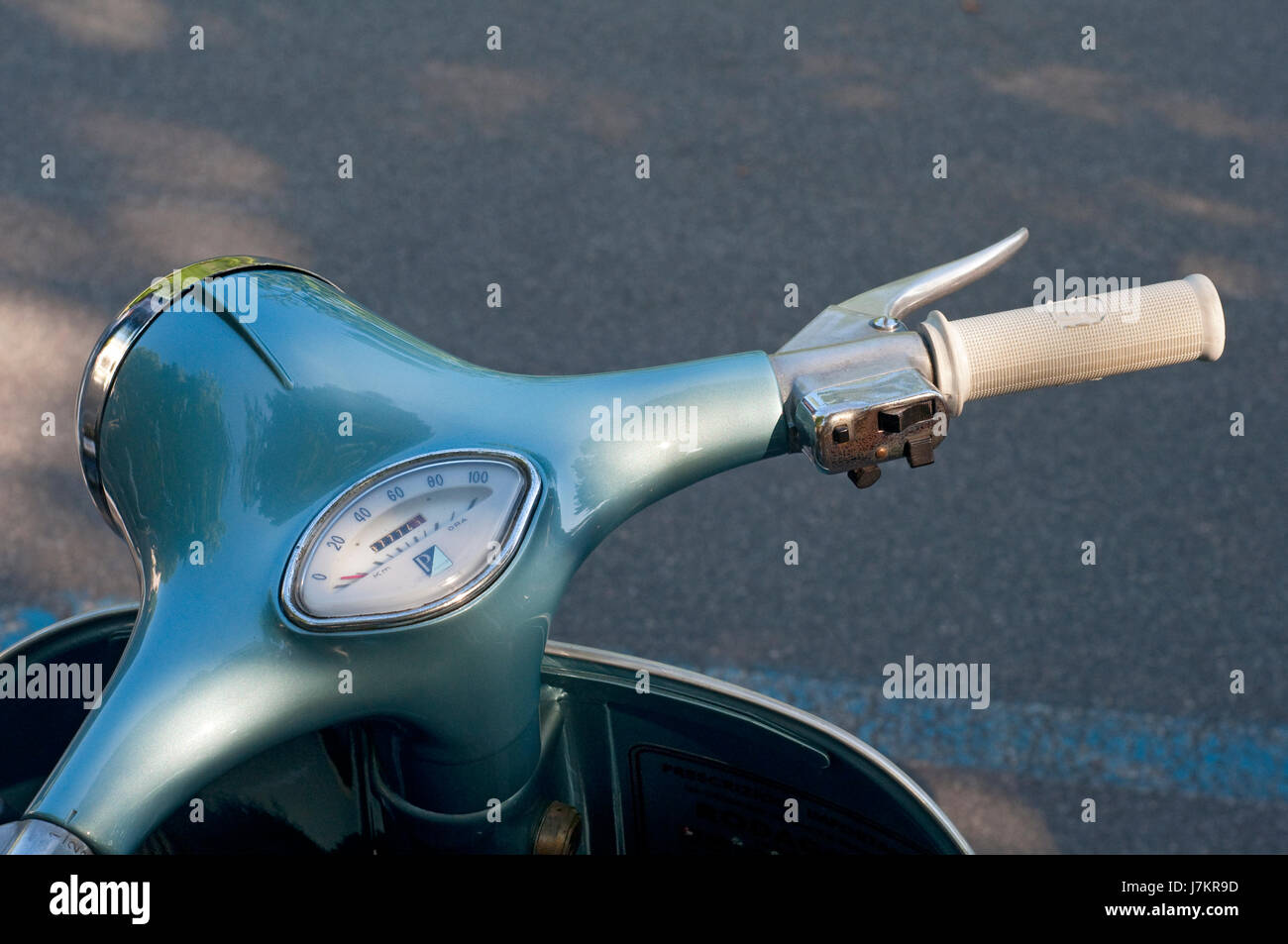 Italy, Scooter Vespa,Vintage Handle Bar Stock Photo - Alamy
