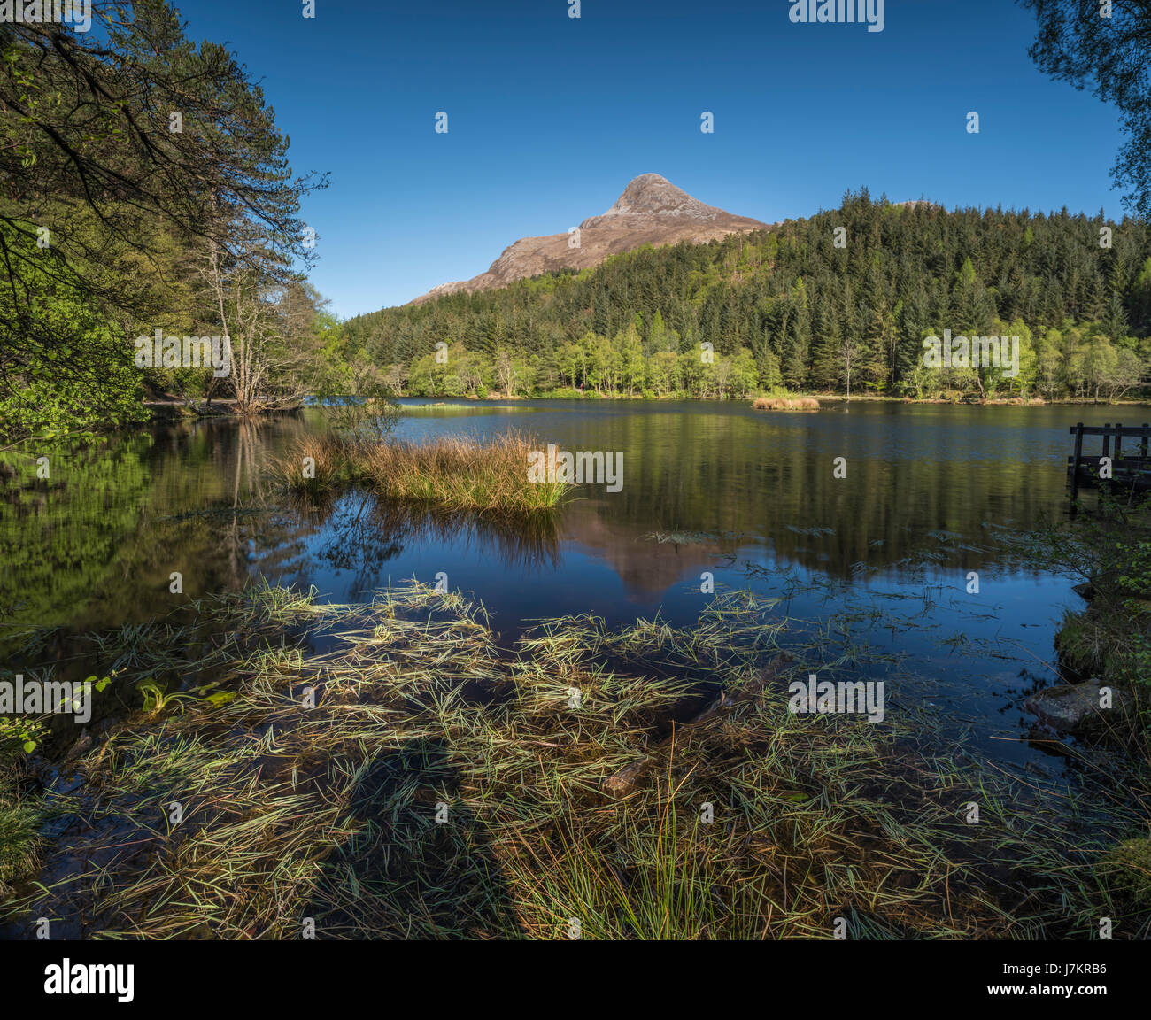 An image of the Glencoe Village Lochan on a beautiful Spring evening ...
