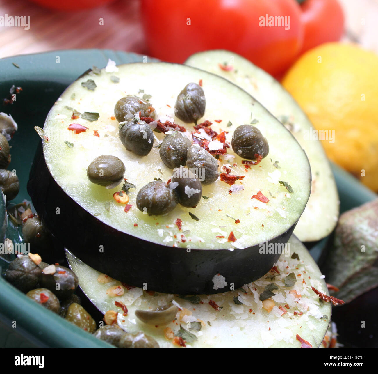 fruit vegetable vegetarian capers aubergine fresh healthy eggplant food ...