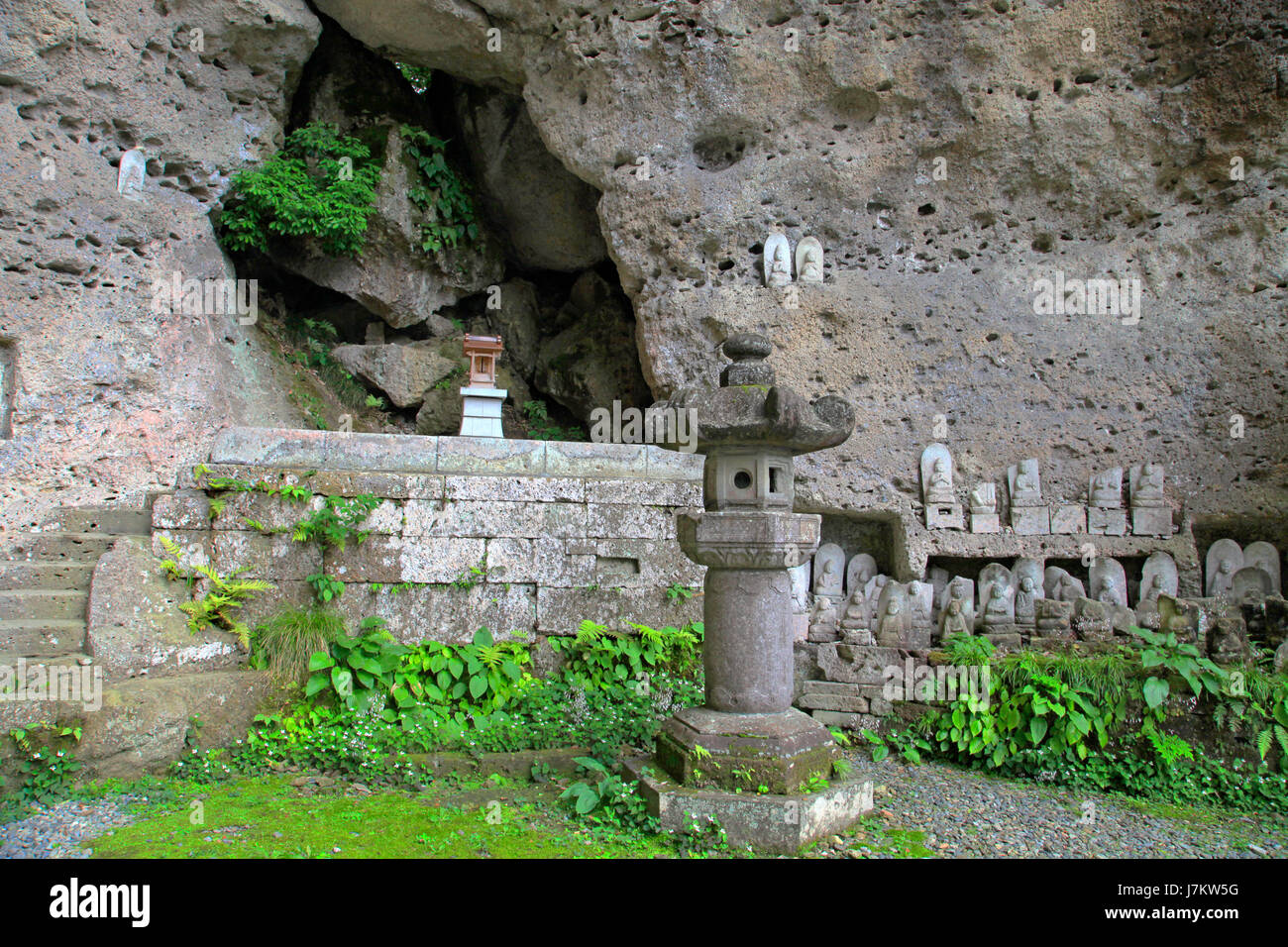 Oya-ji Temple Stone Sculpture Utsunomiya city Tochigi Japan Stock Photo ...