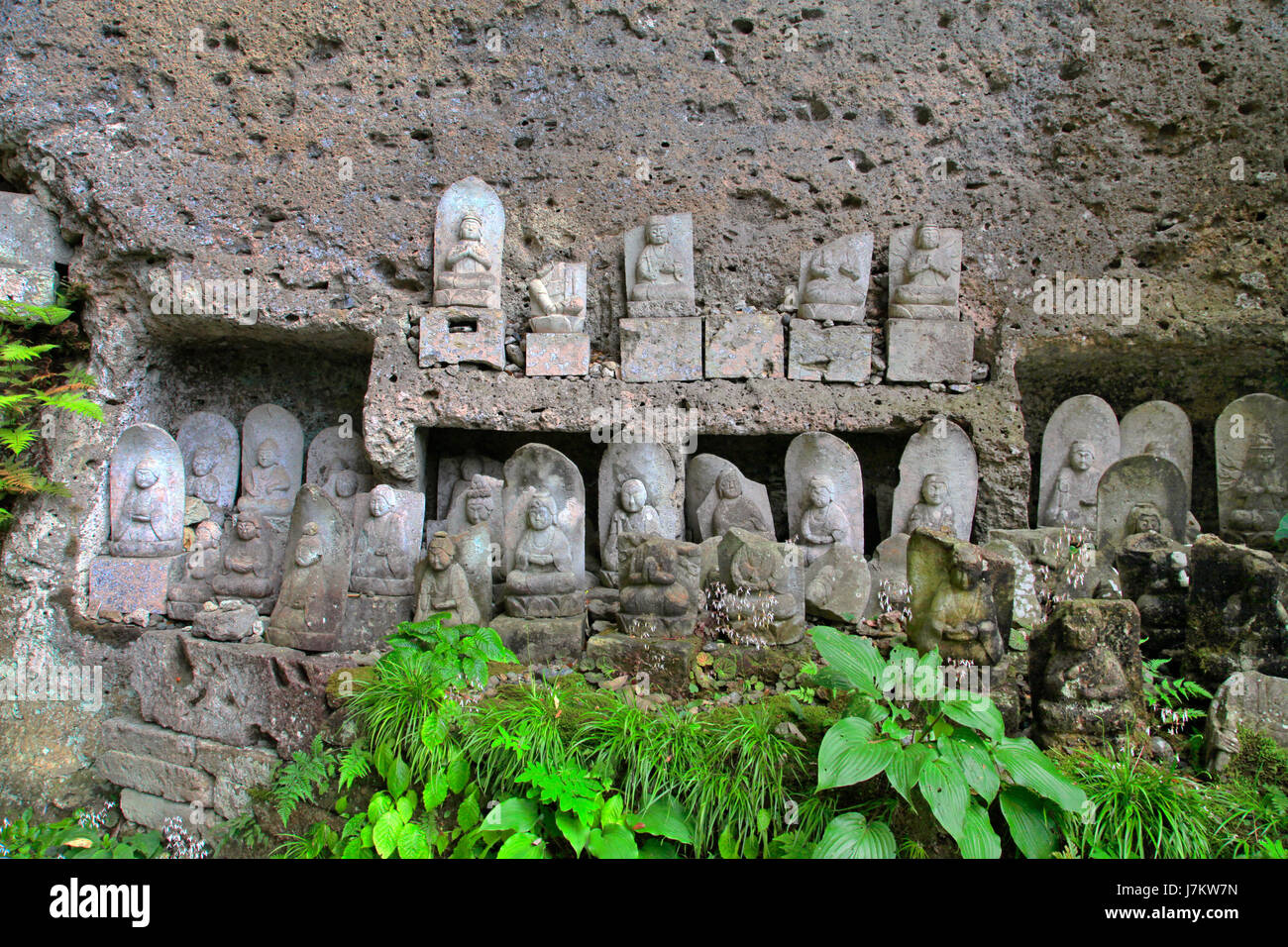 Oya-ji Temple Stone Sculpture Utsunomiya city Tochigi Japan Stock Photo ...