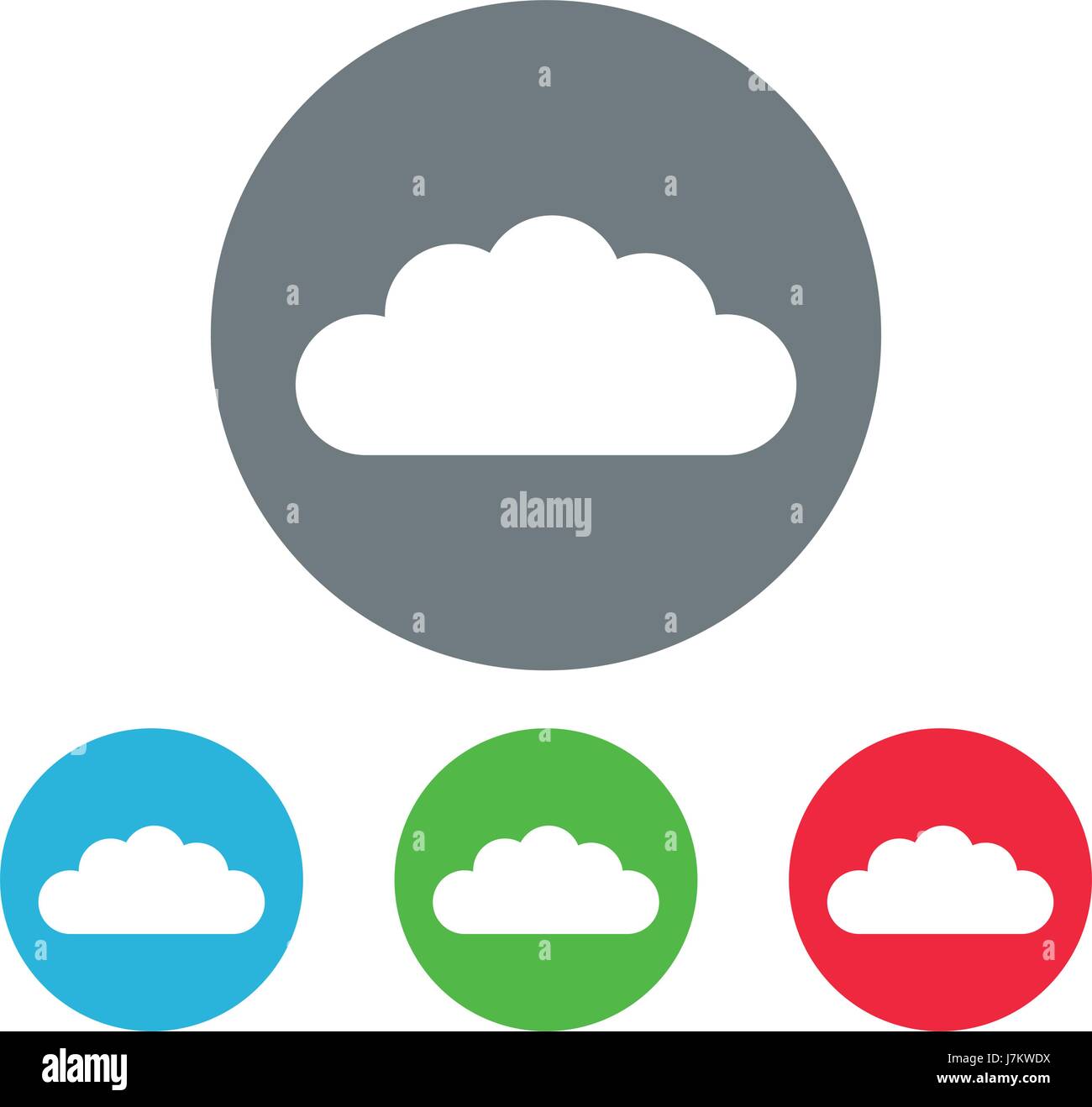 Cloud icon set Stock Vector Image & Art - Alamy
