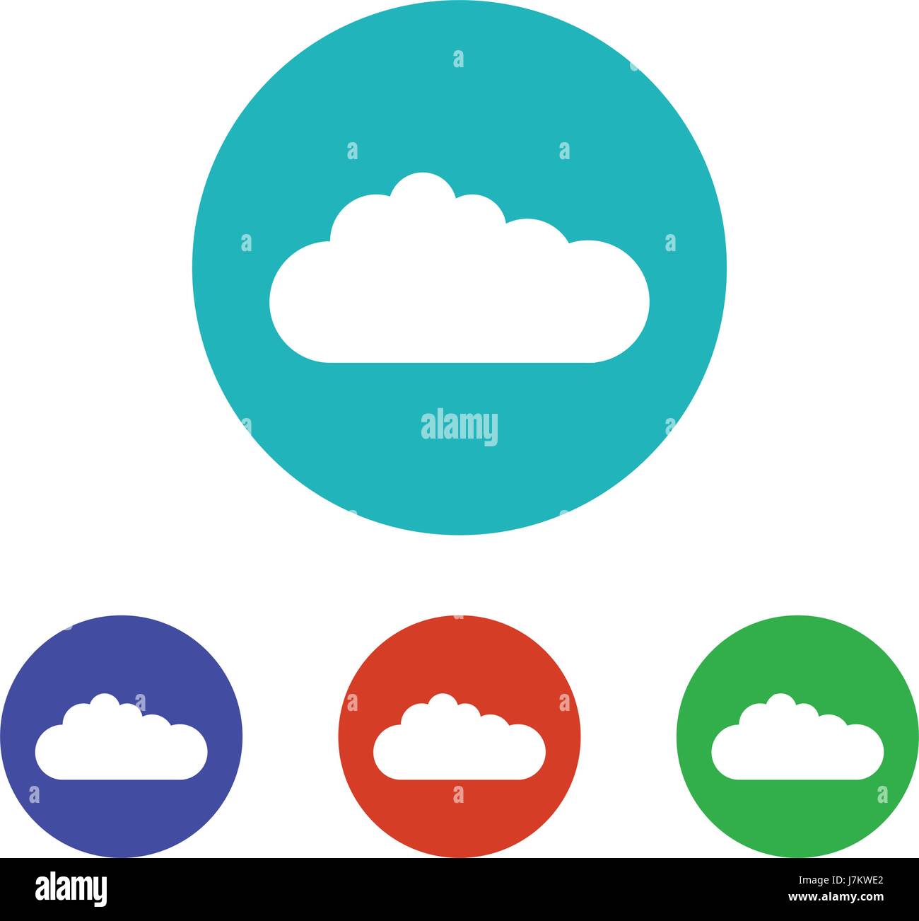 Cloud icon set Stock Vector Image & Art - Alamy
