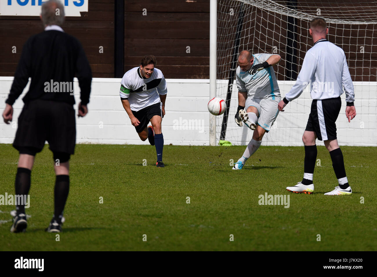 Jack Fraser playing in a charity football match in Dagenham. Space for ...