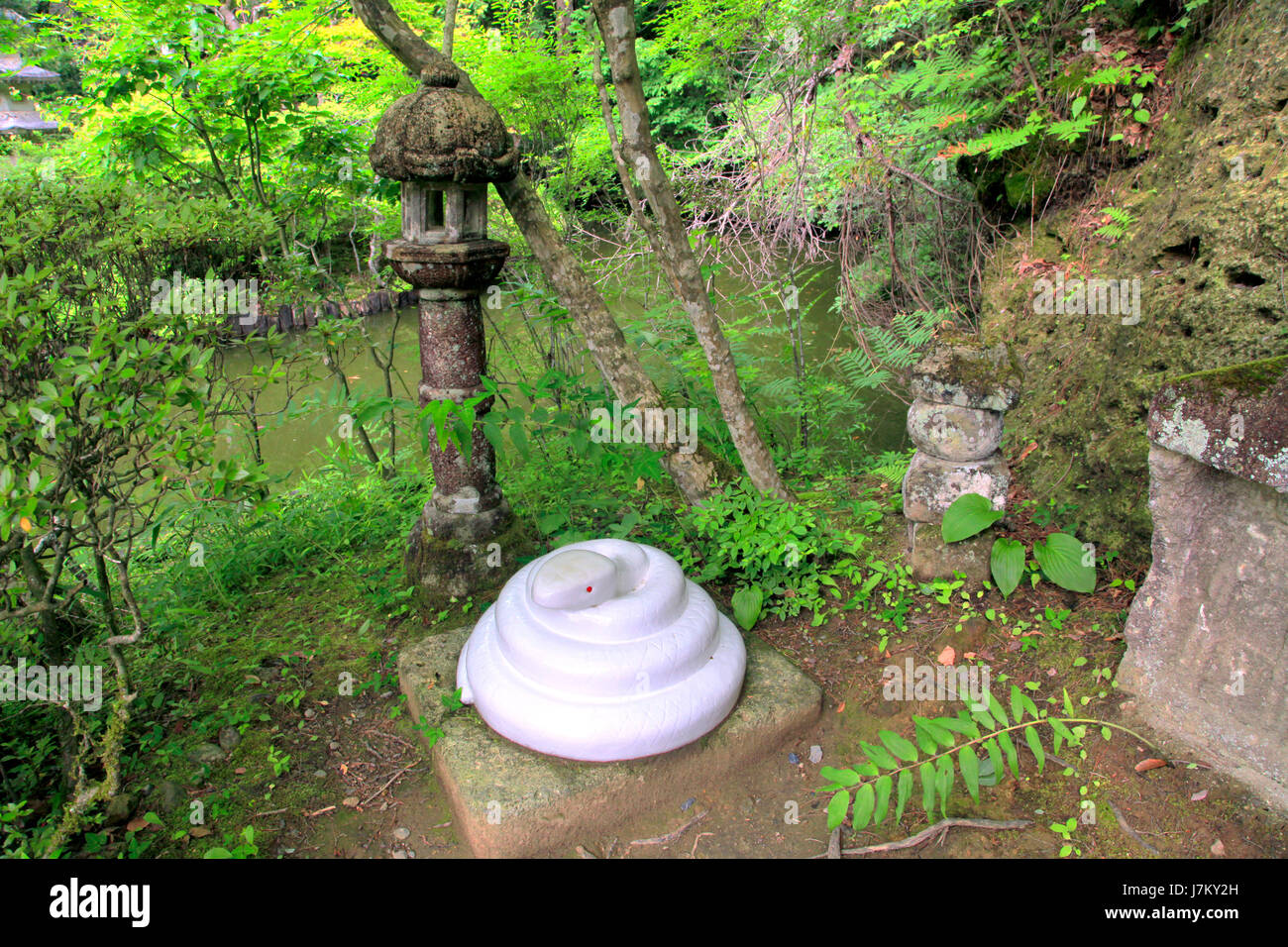 Oya-ji Temple Benten-do Garden Utsunomiya city Tochigi Japan Stock ...