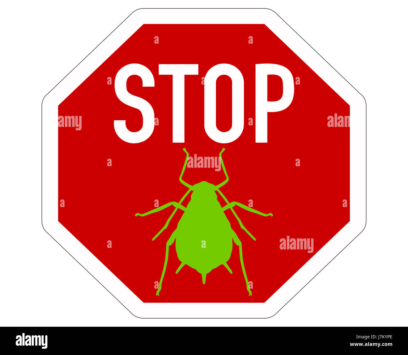 aphid stop sign Stock Photo - Alamy