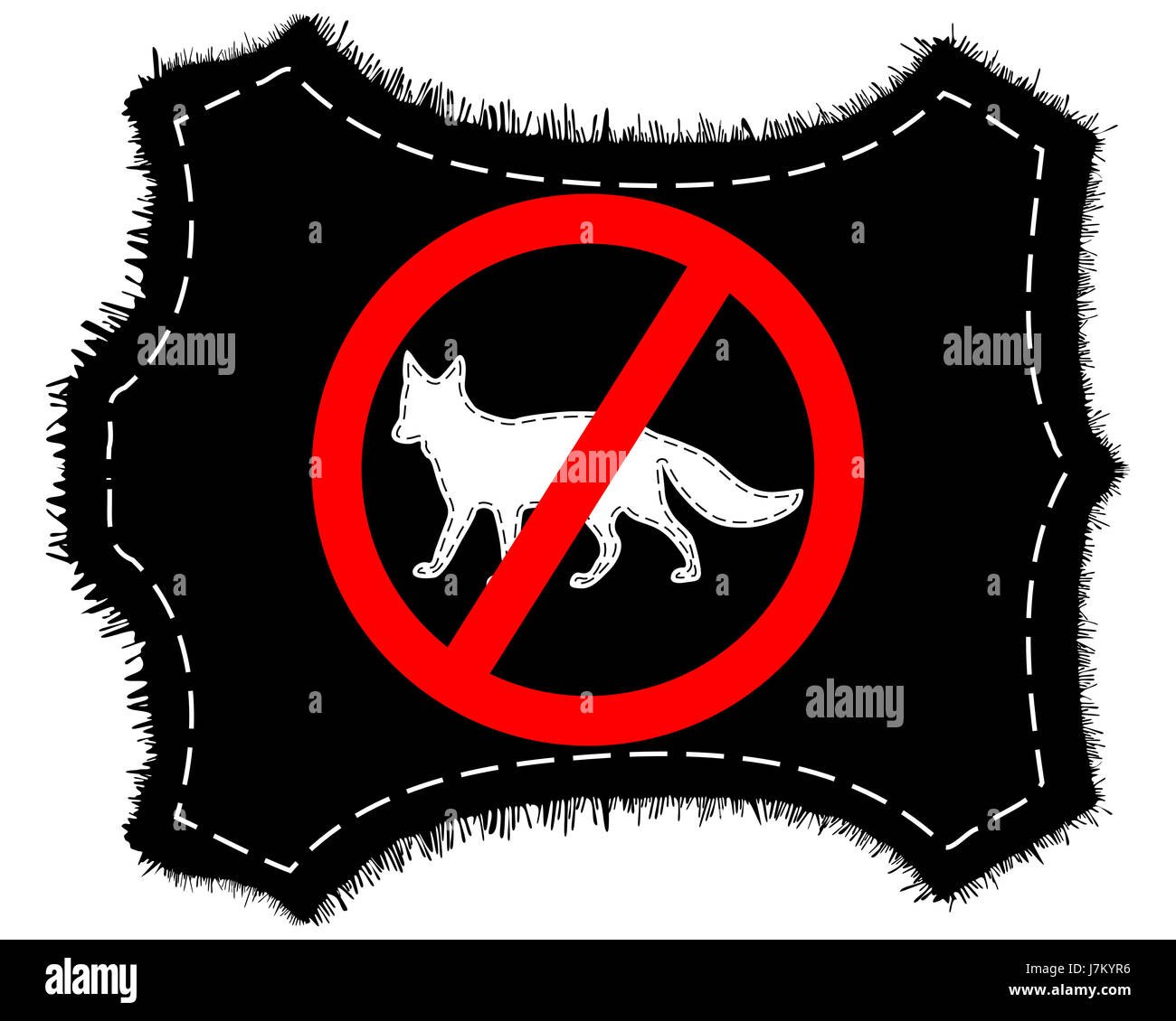 sign signal animal skin black swarthy jetblack deep black fur ...