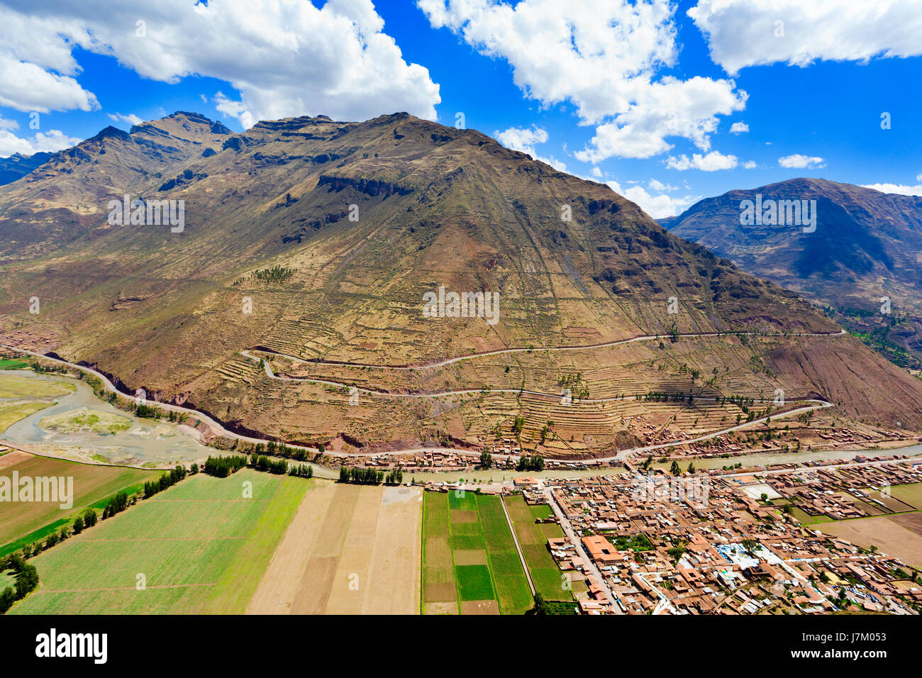 mountains agriculture farming terraces valley peru andes beautiful ...