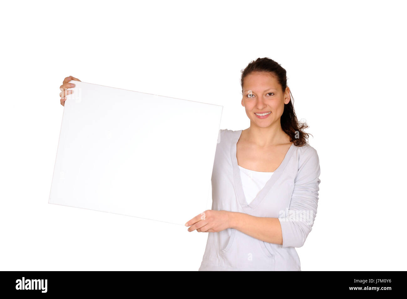 woman sign signal laugh laughs laughing twit giggle smile smiling ...