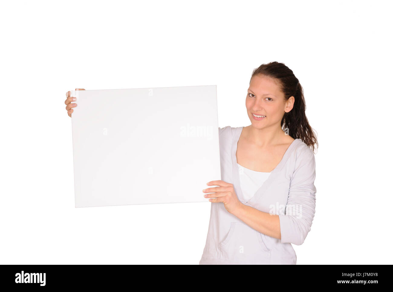 woman sign signal laugh laughs laughing twit giggle smile smiling ...