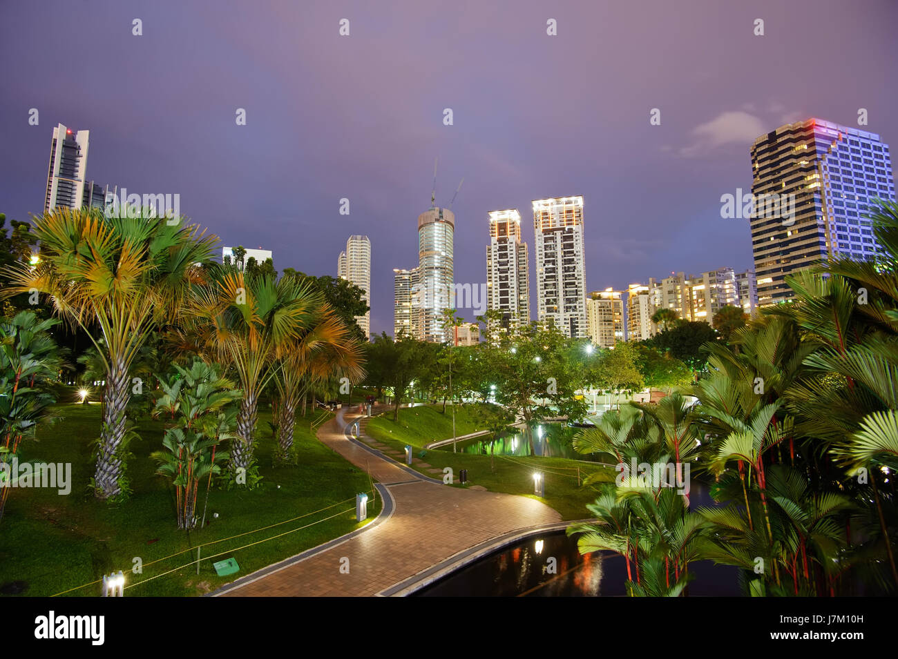 city town tree park outside style of construction architecture ...