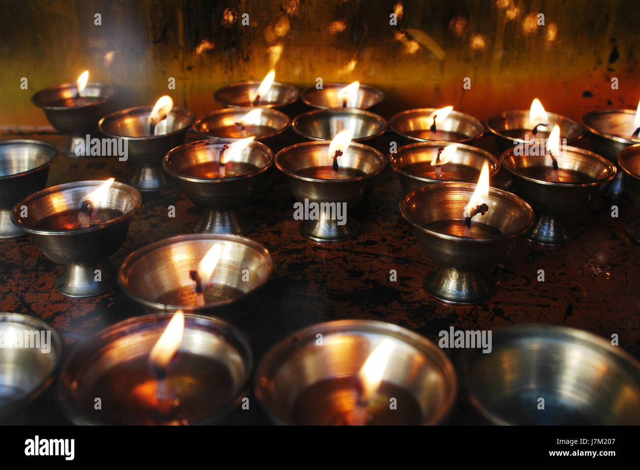 religious temple culture flame flames tibet shiner light lamp luminary ...