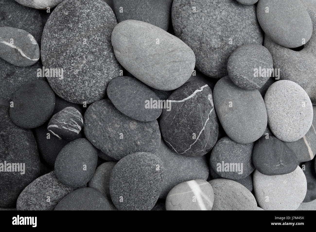 pebble stone background. Flat lay Stock Photo - Alamy