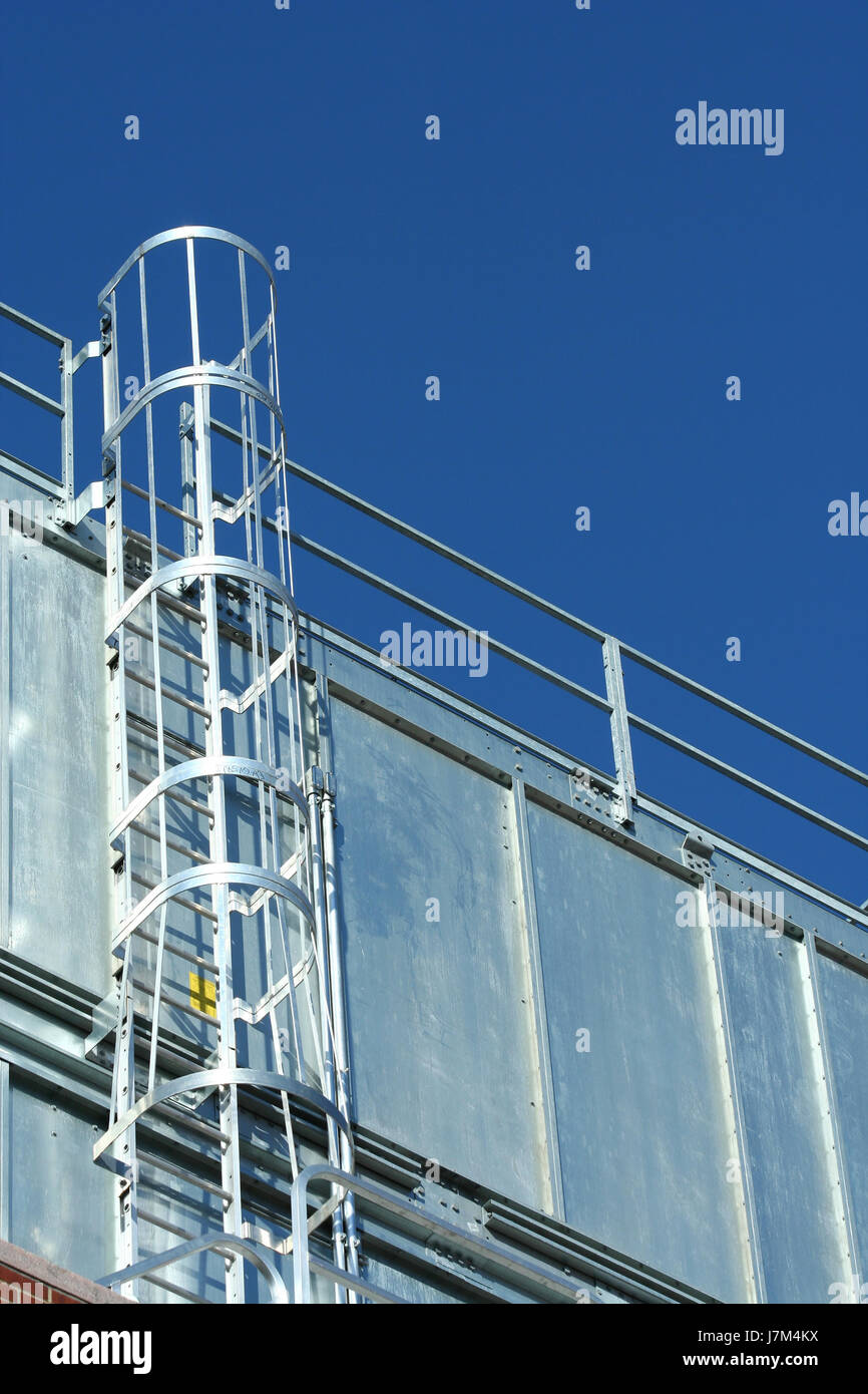 blue object silver metal rise climb climbing ascend uphill tread ...