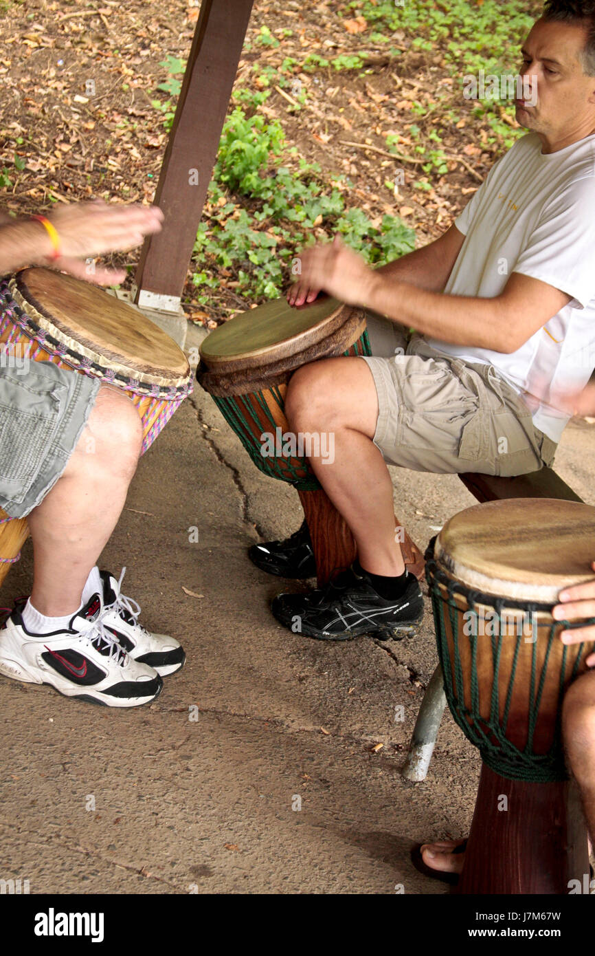African djembe style drums hi-res stock photography and images - Alamy