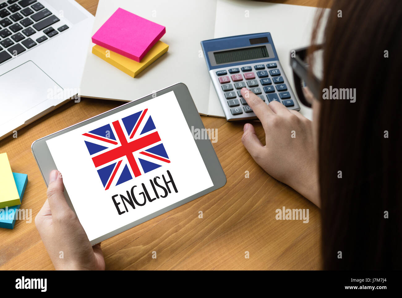 ENGLISH ( British England Language Education Stock Photo - Alamy