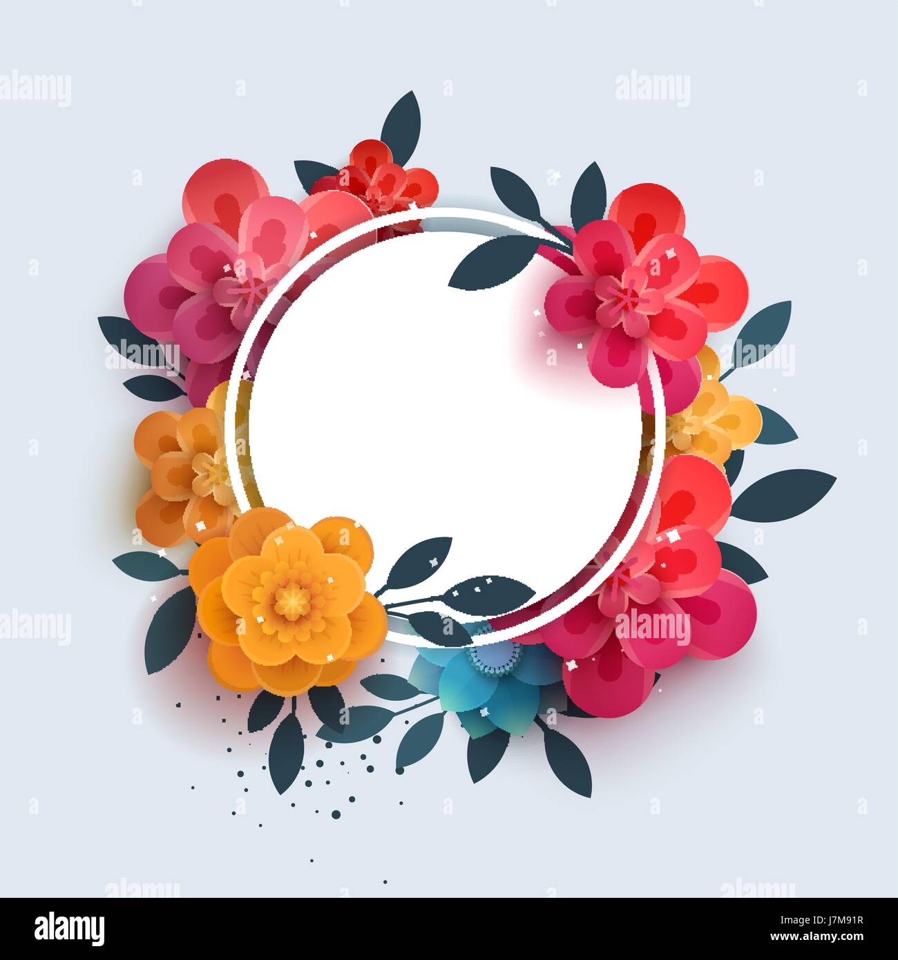 Abstract composition black botanical Stock Vector Images - Alamy