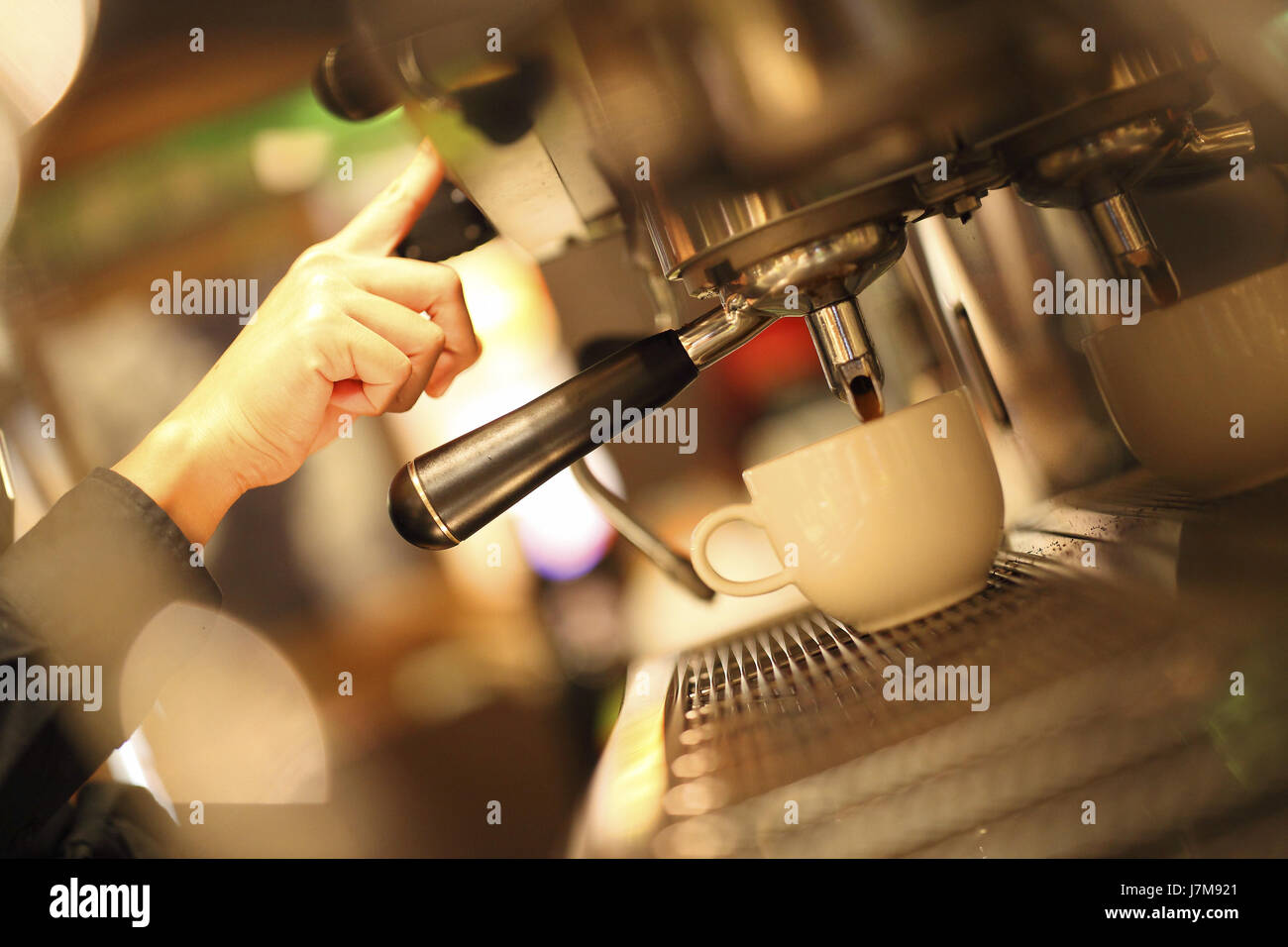 Push button coffee machine hi-res stock photography and images - Alamy