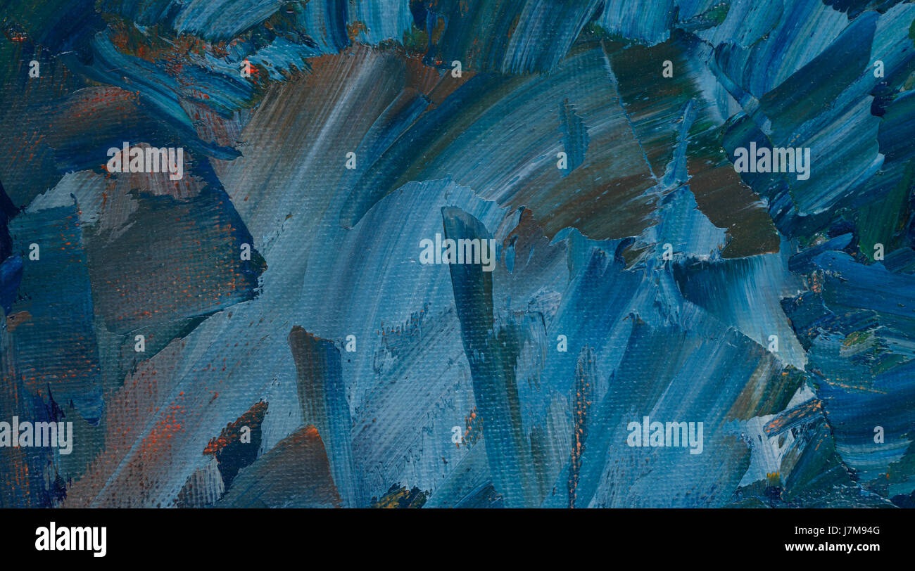 Abstraction of oil paints. Wide strokes palette knife. Riot of colors ...