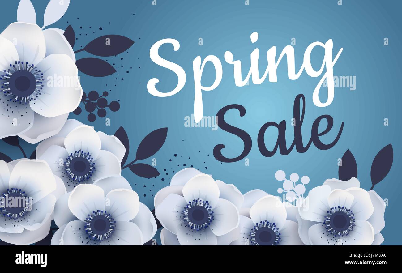 Paper cut flowers background Stock Vector Images - Alamy