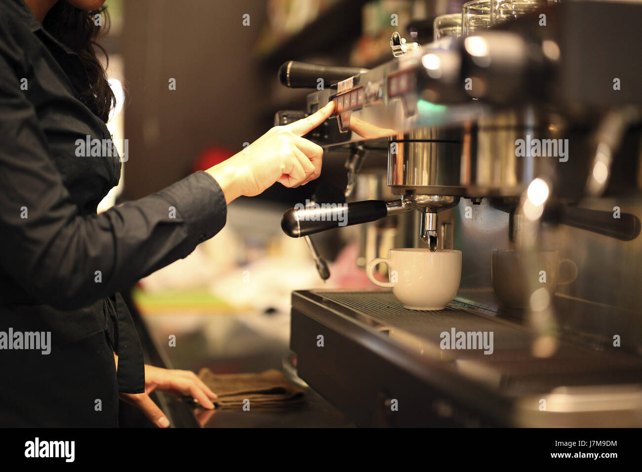 Push Button Coffee Machine High Resolution Stock Photography and Images ...
