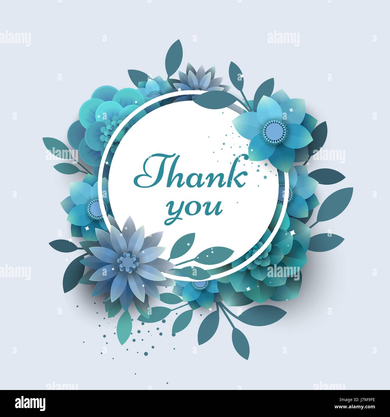Flower composition with the text in a circle Stock Vector Image & Art ...