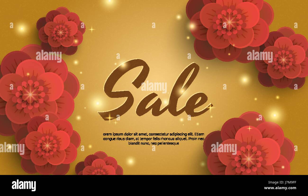 Offer flowers Stock Vector Images - Alamy