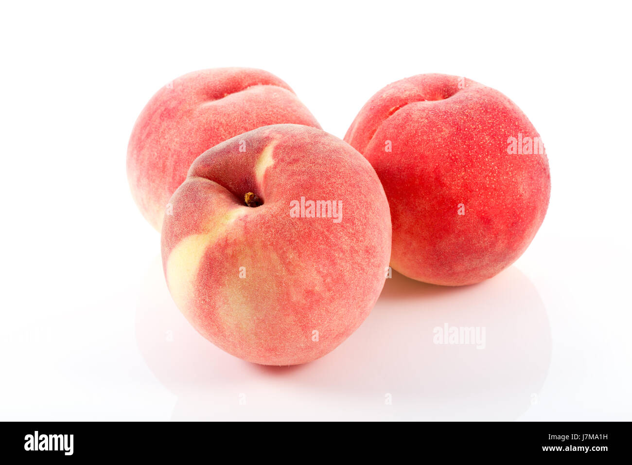 Japan Peaches isolated on white background Stock Photo - Alamy