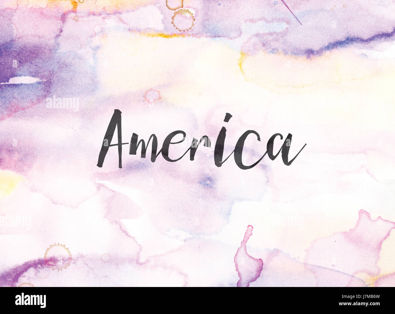 Word south written in watercolor hi-res stock photography and images ...