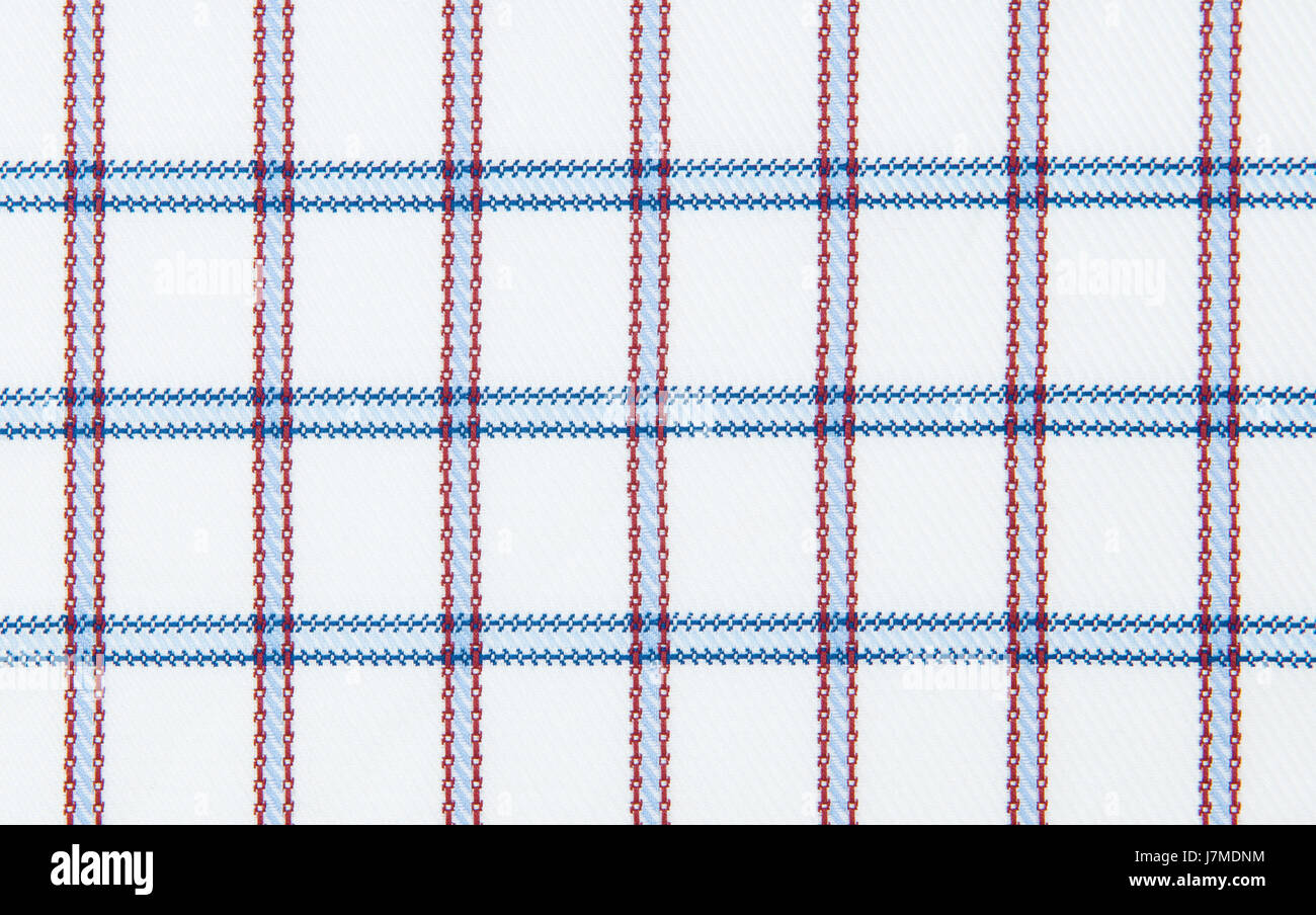 Close up seamless checked blue and red fabric pattern texture ...