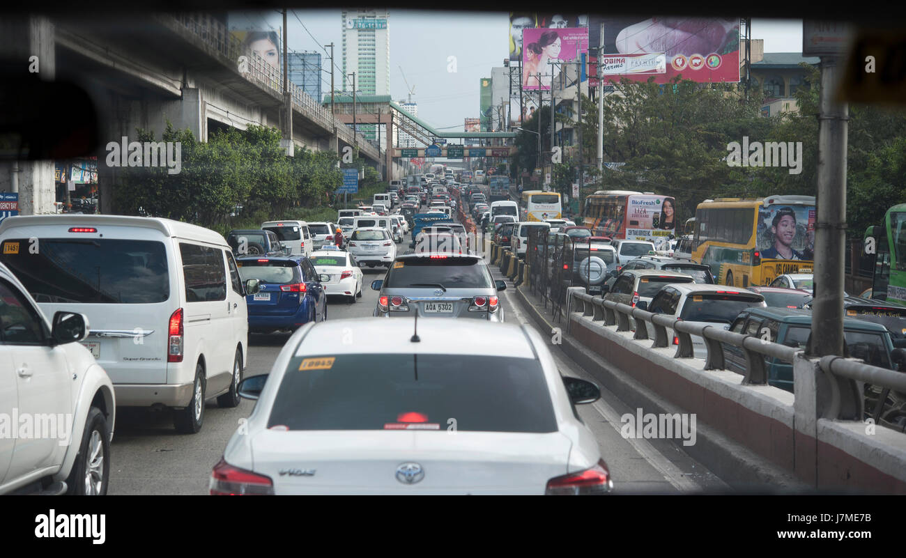 Traffic Congestion Manila High Resolution Stock Photography and Images ...