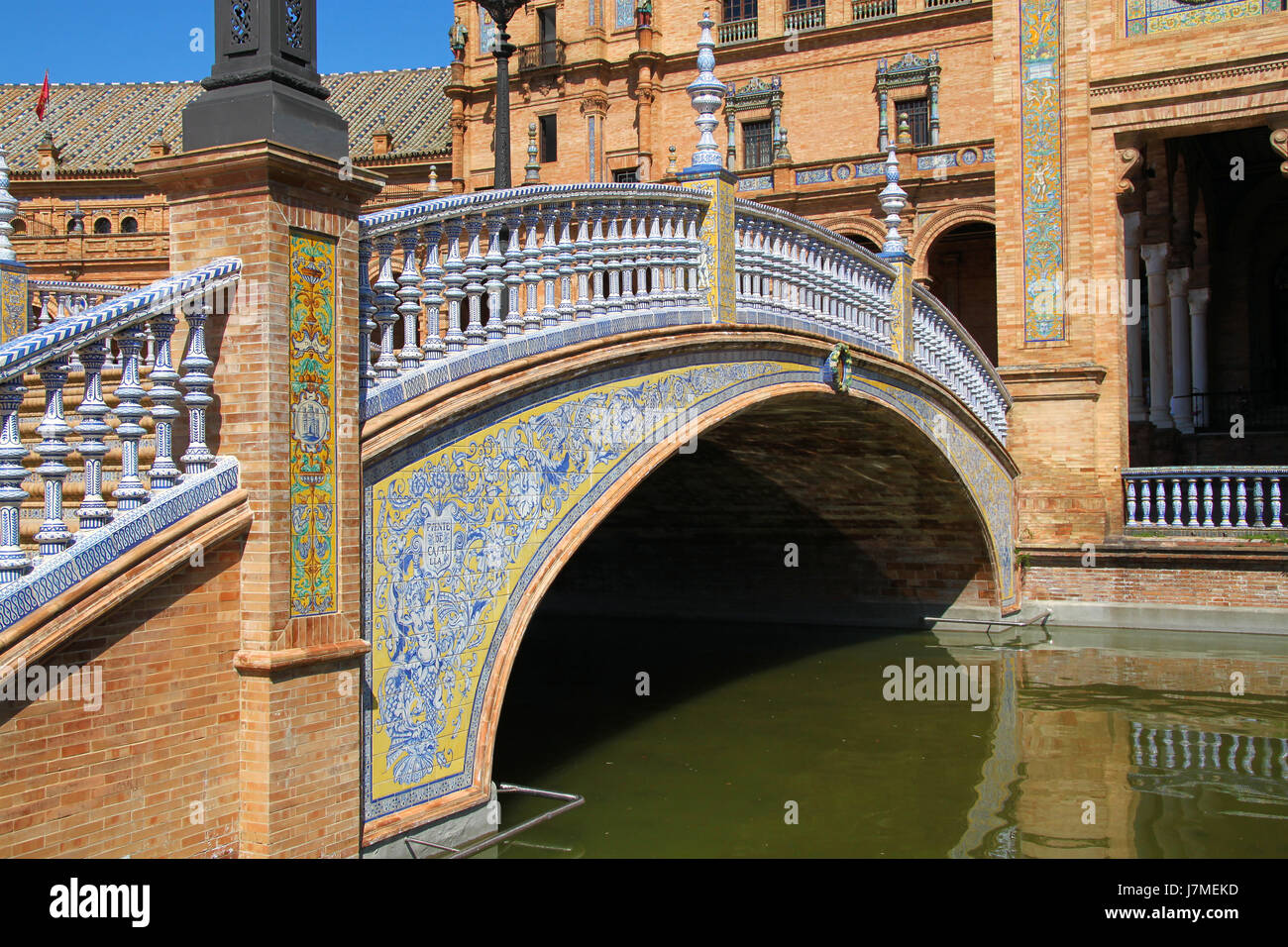 flow bridge arc ceramic tiles tiles andalusia seville arcs balustrade ...