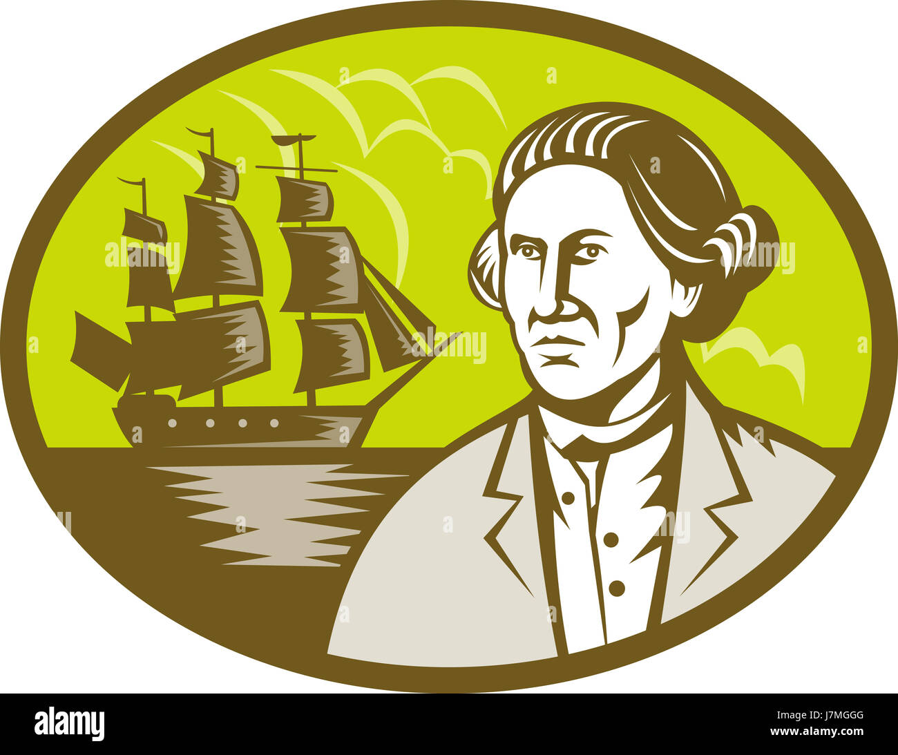 sail illustration leader captain chieftain chief boss manager superior ...