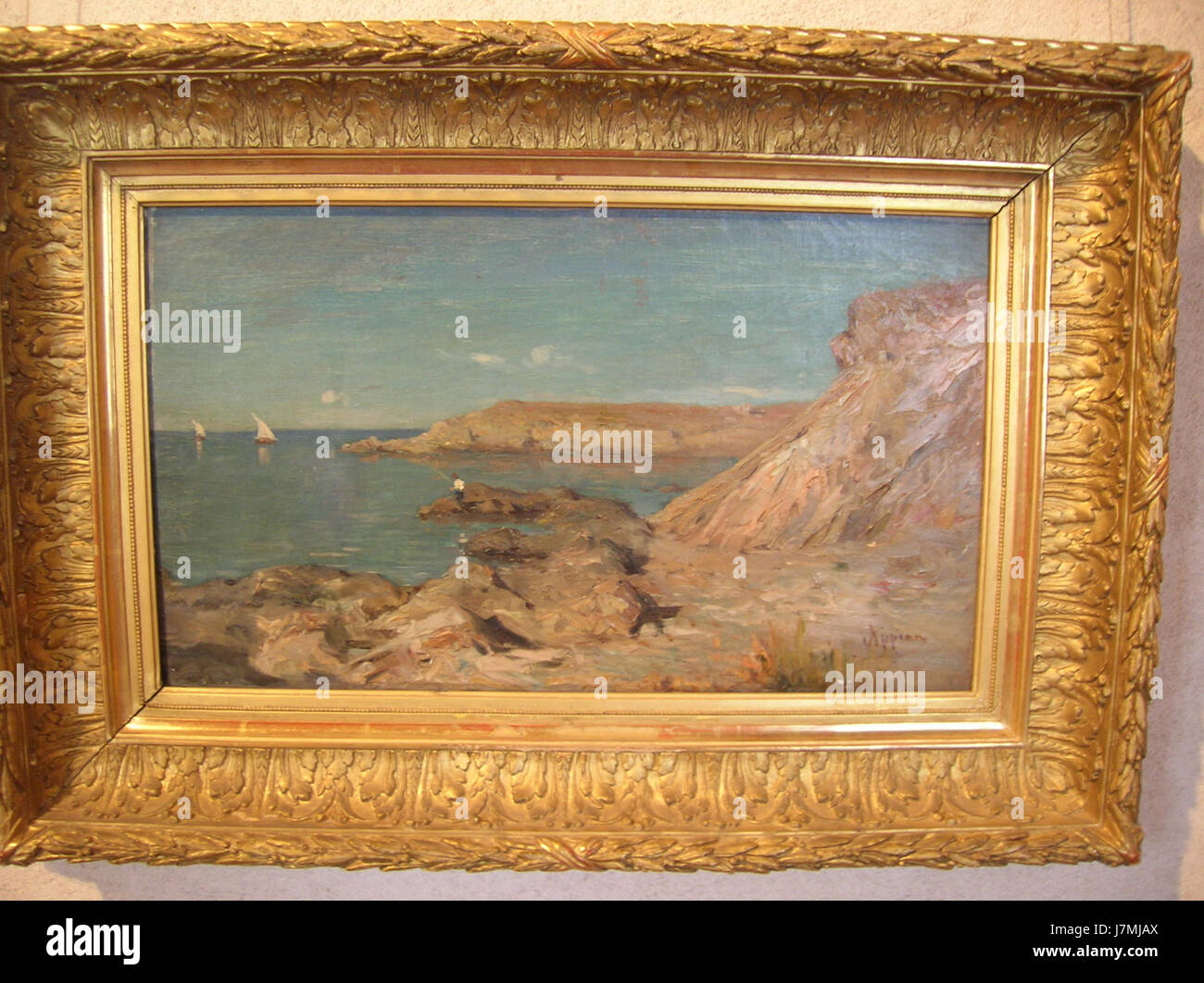 'Collioure' by Adolphe Appian, painted in 1890, showcases the beauty of ...