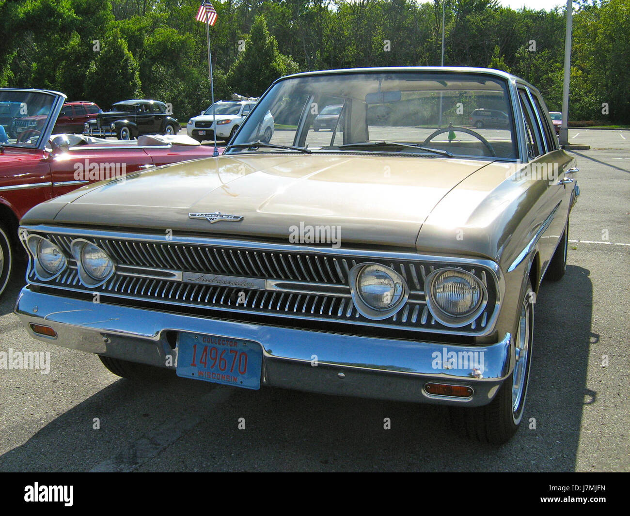 The 1963 Rambler Ambassador 880 sedan is a classic American car known ...