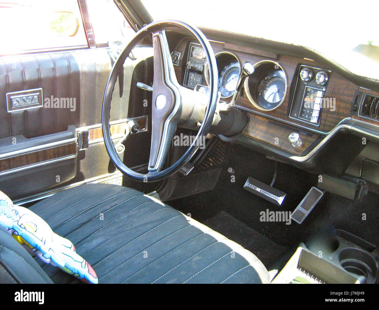 A 1970 AMC Ambassador SST hardtop, a classic American car known for its ...