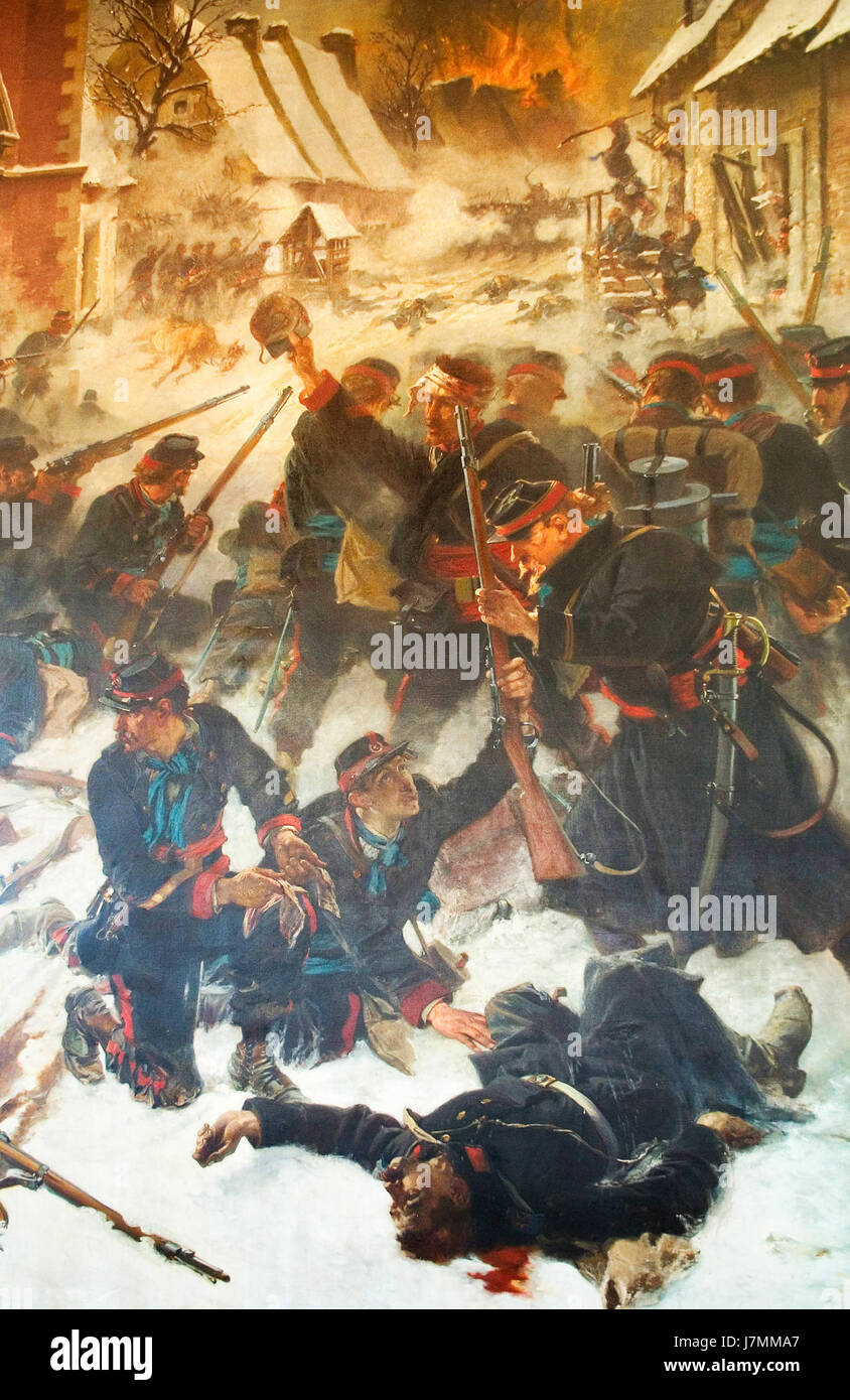 Bapaume tableau bataille Stock Photo - Alamy