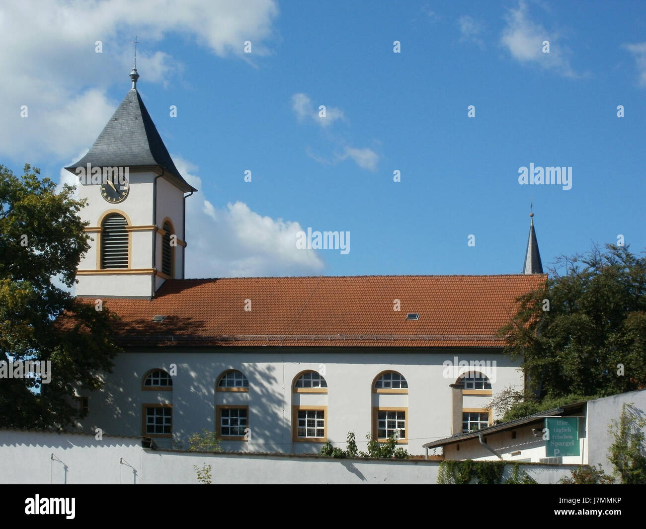 20110829Ev Kirche Reilingen Stock Photo - Alamy