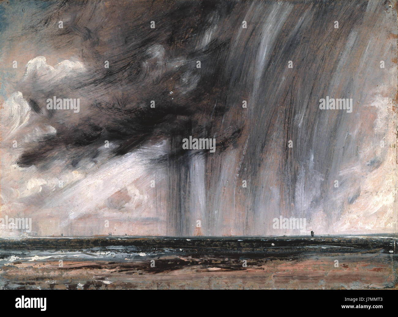 The *Seascape Study with Rain Cloud* is a painting by John Constable ...