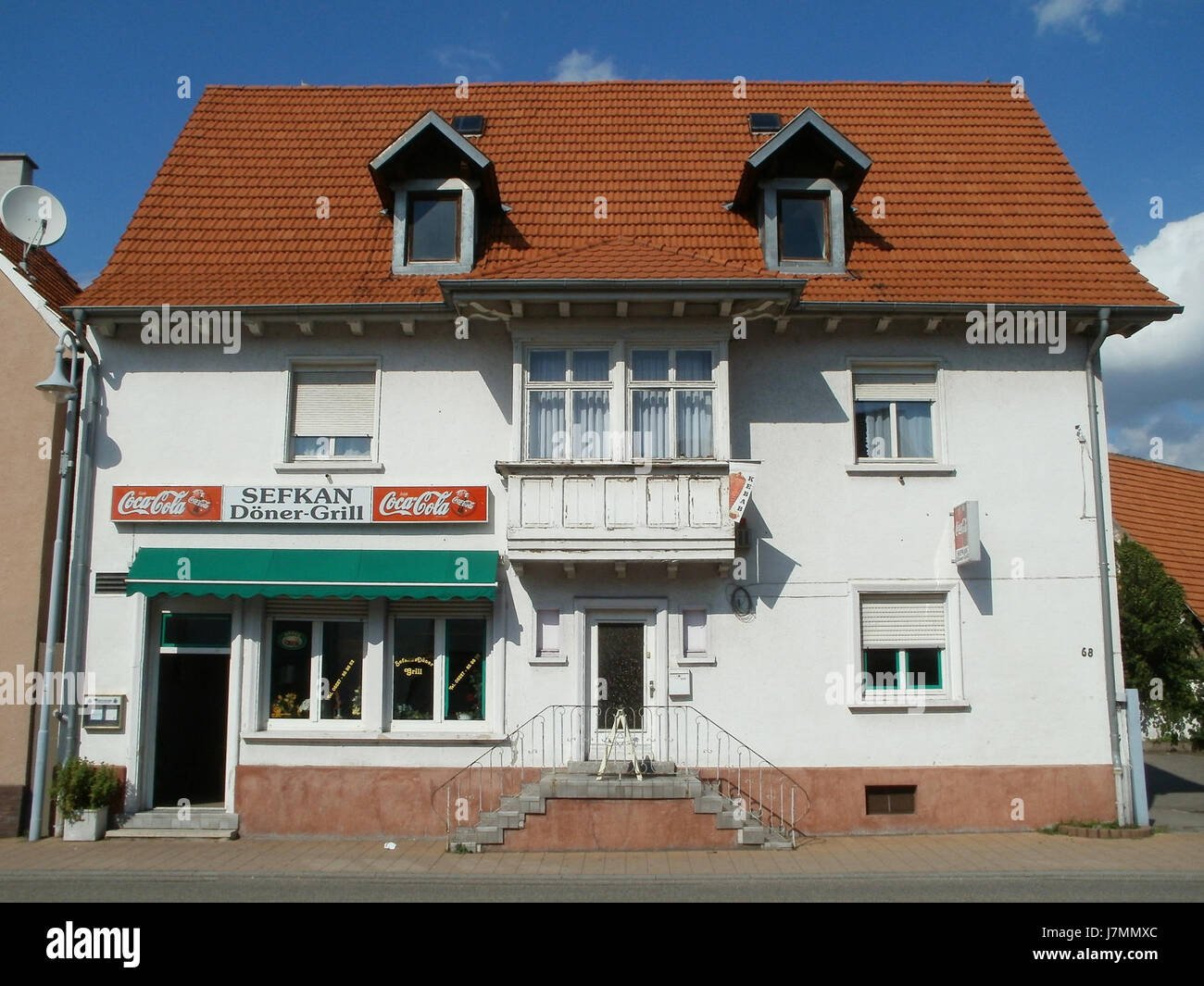 This image captures the street view of St. Leon on August 30, 2011 ...