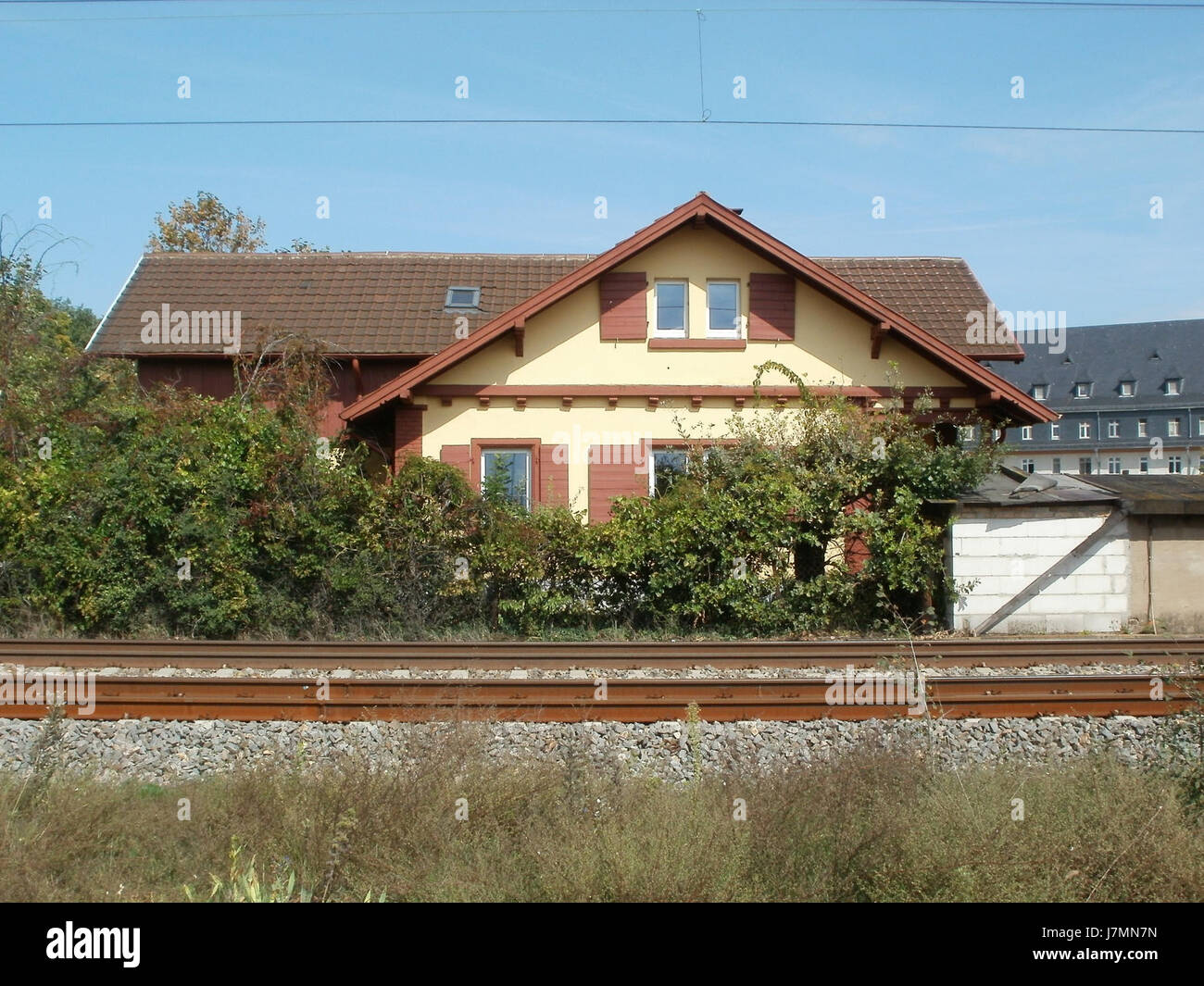 This image showcases the Bahnwaerterhaus (Gatekeeperâ€™s House) at ...