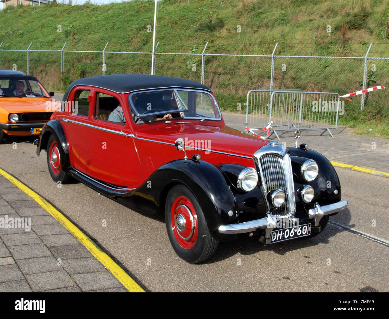 This entry refers to a photograph of a 1949 Riley 2.5L, a classic ...