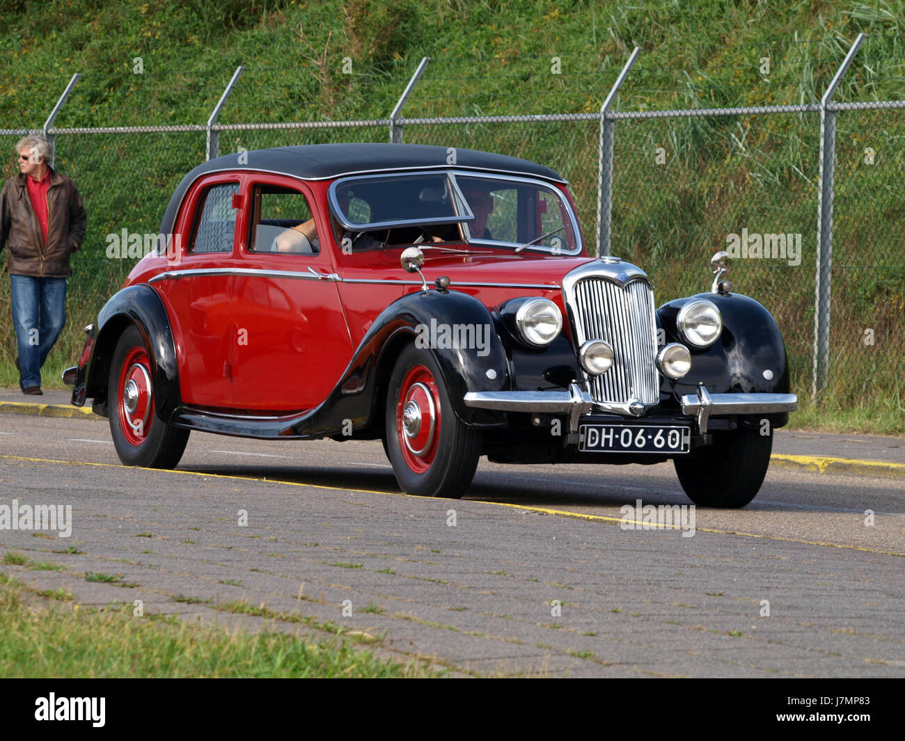 The 1949 Riley 2.5L is a British luxury car known for its stylish ...
