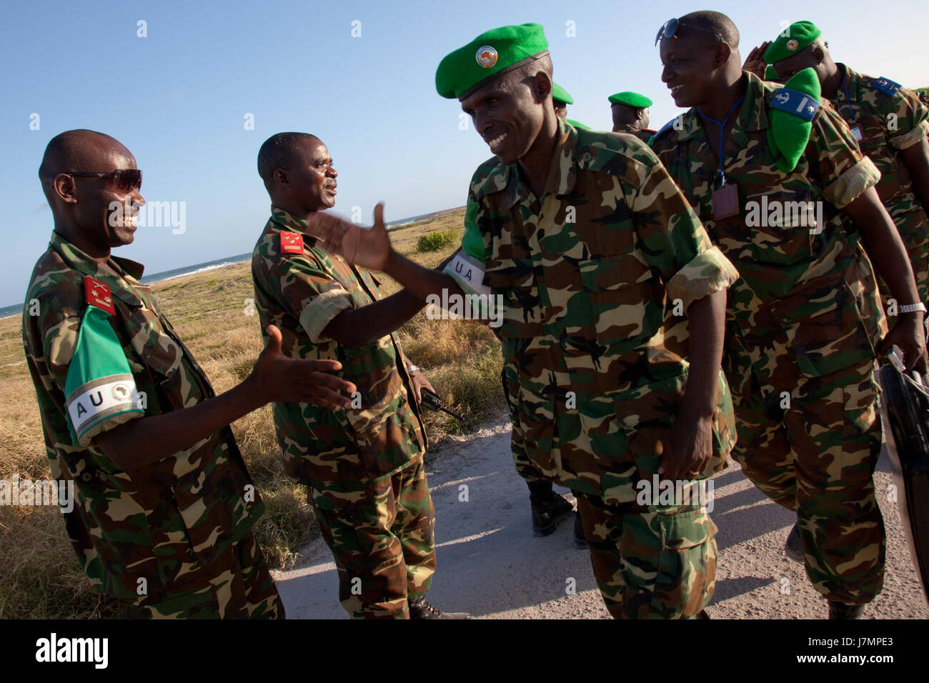 This image captures the Burundian troop rotation that took place on ...