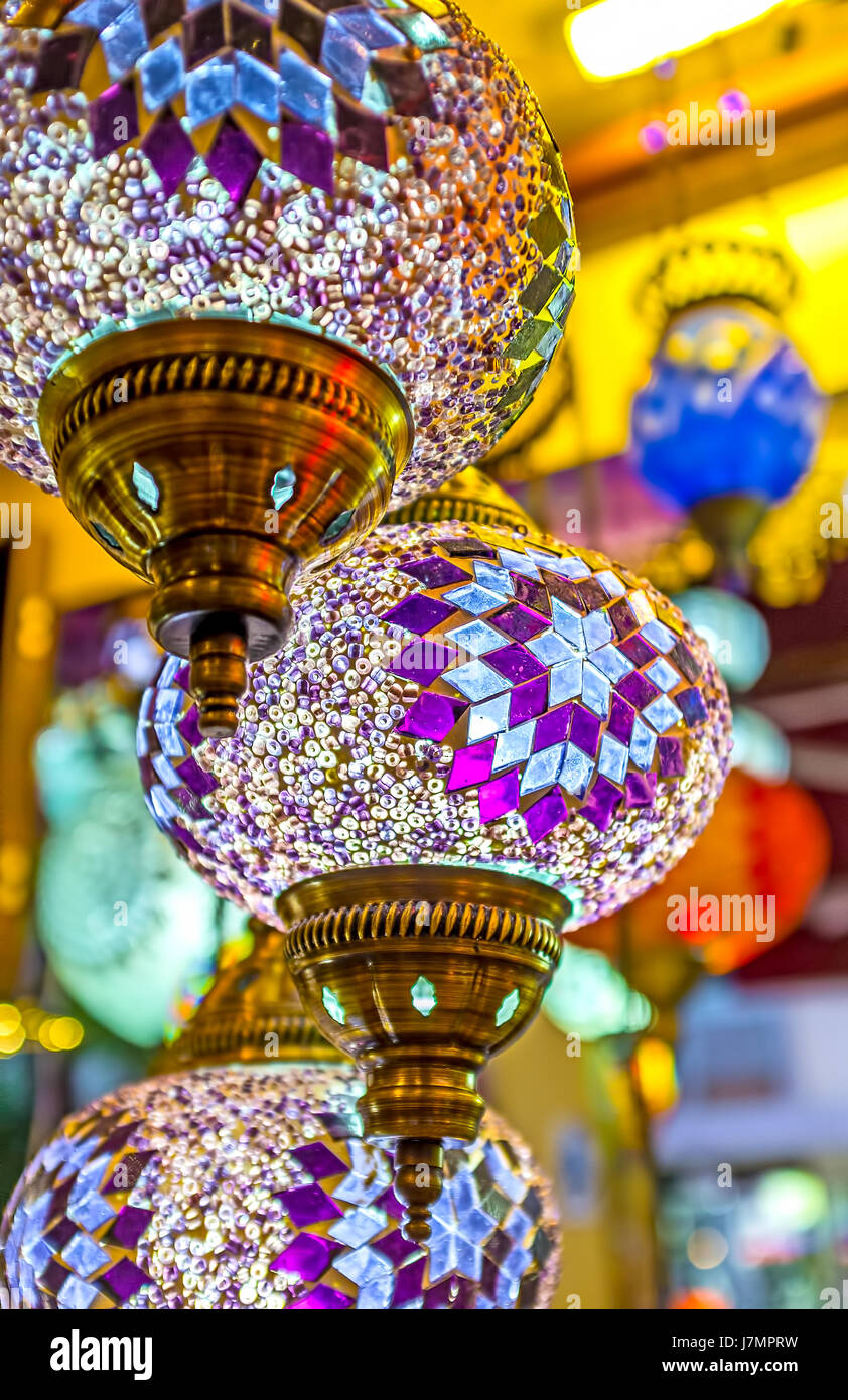 Traditional arabian glass lights hi-res stock photography and images ...