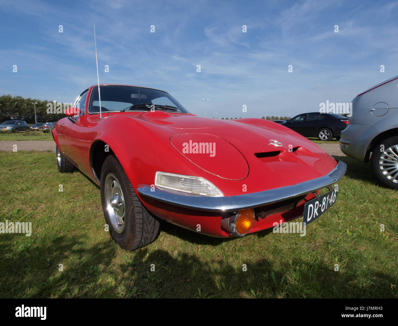 This photo from 1972 showcases the Opel GT, a sports car known for its ...
