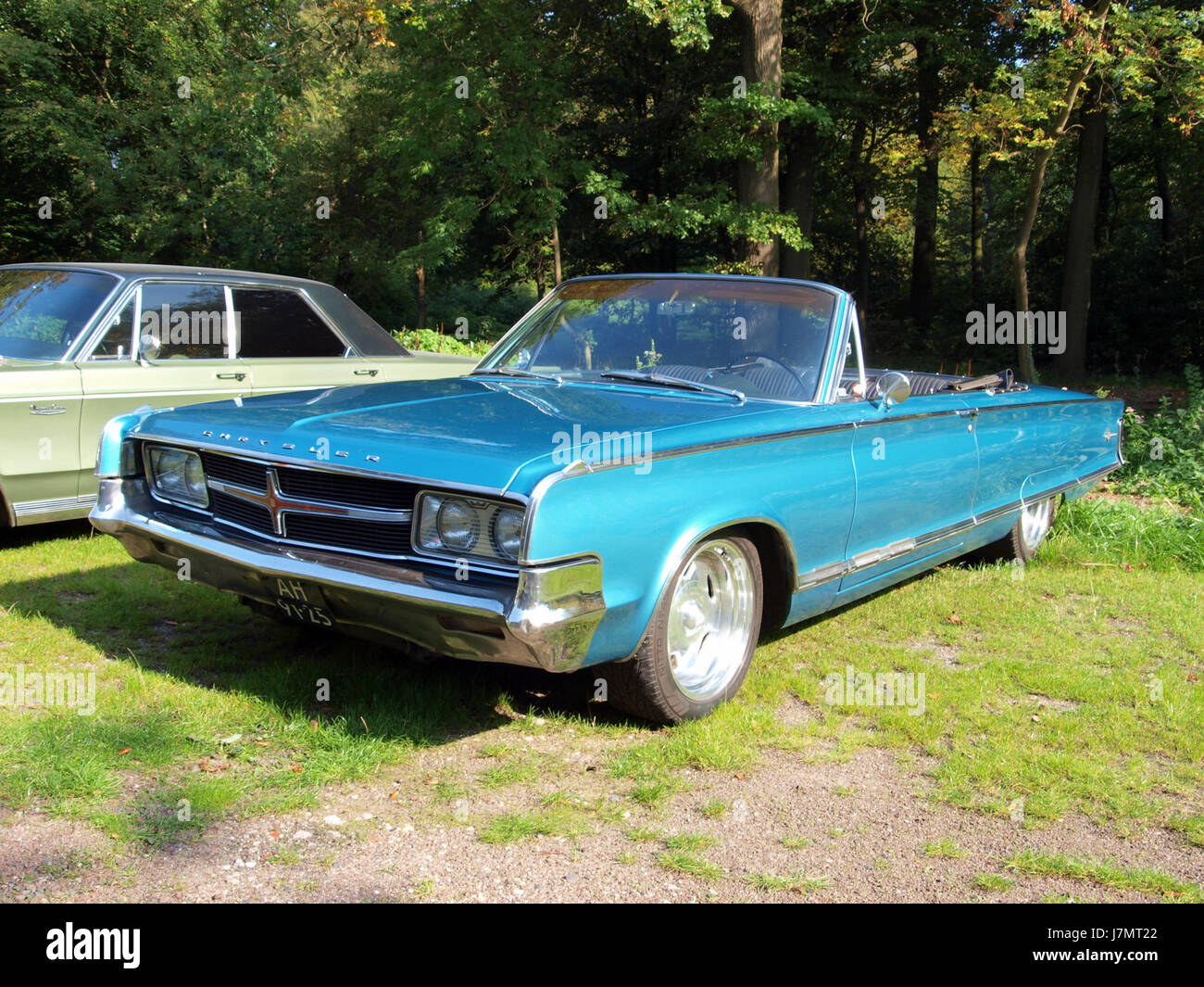 A 1965 Chrysler 300, a classic American luxury car, symbolized style ...