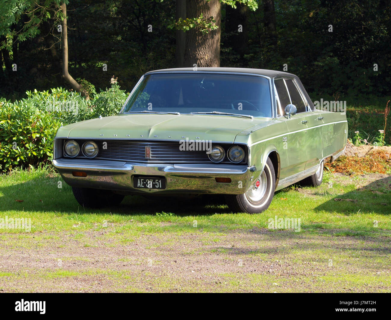 This photograph showcases the 1968 Chrysler Newport Custom, a classic ...