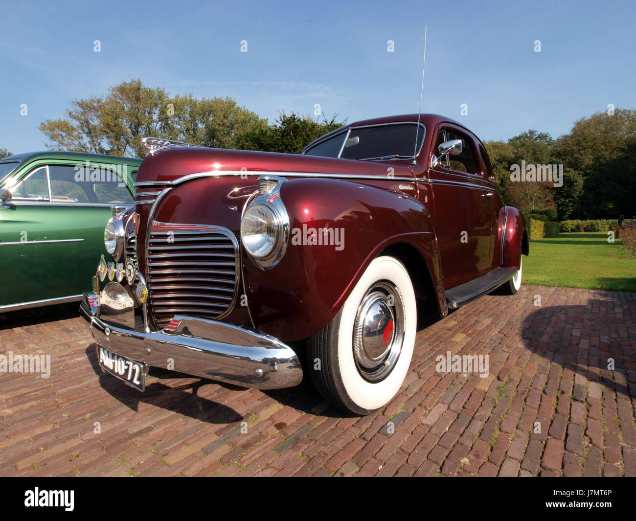 A 1941 Plymouth P12 Coupe, a classic American automobile known for its ...