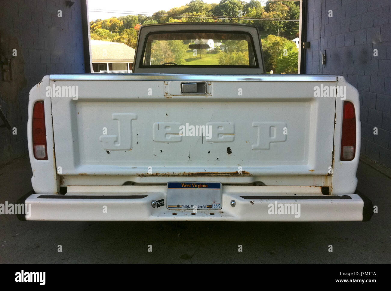 A 1983 Jeep J10 pickup truck, featuring a 132-inch wheelbase, 360 cubic ...